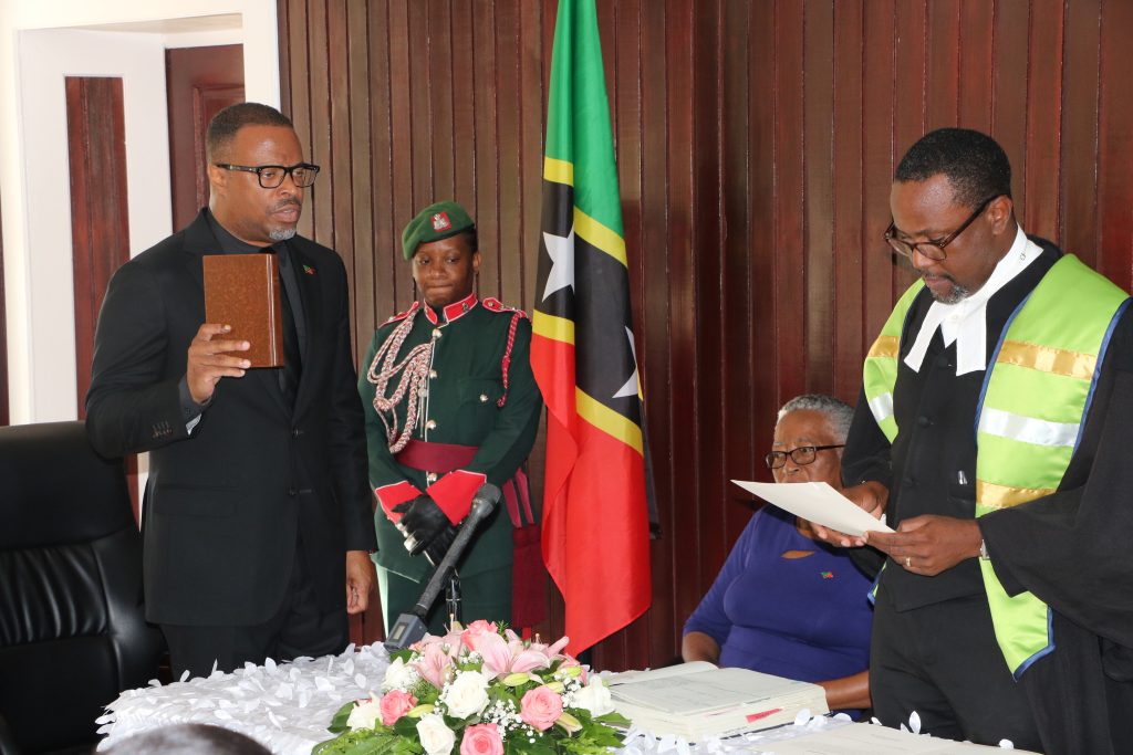 Hon. Mark Brantley Sworn in as Premier of Nevis for a Second ...