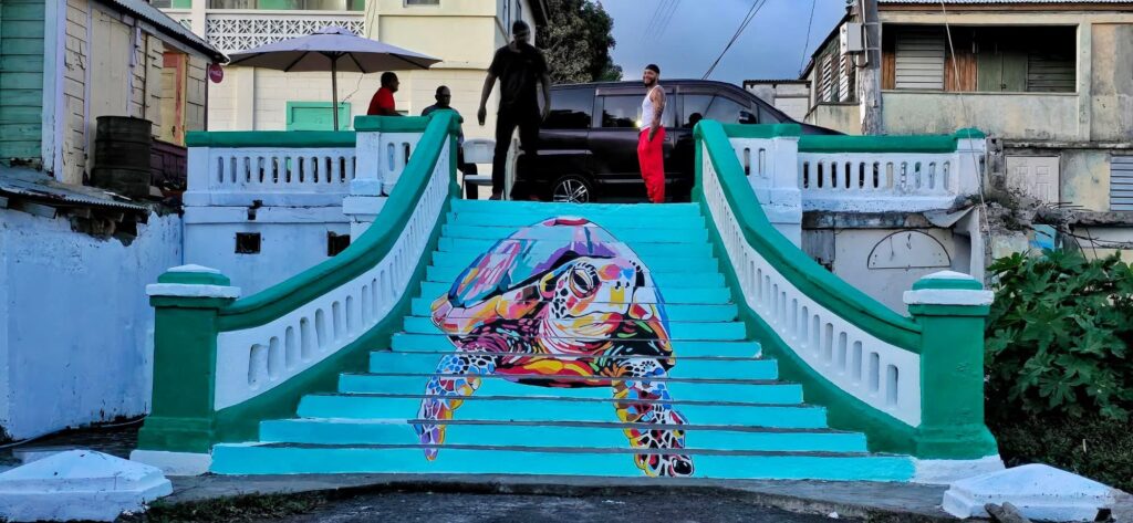 ‘Enduring Harmony’ Mural Transforms McKnight Steps – ZIZ Broadcasting ...